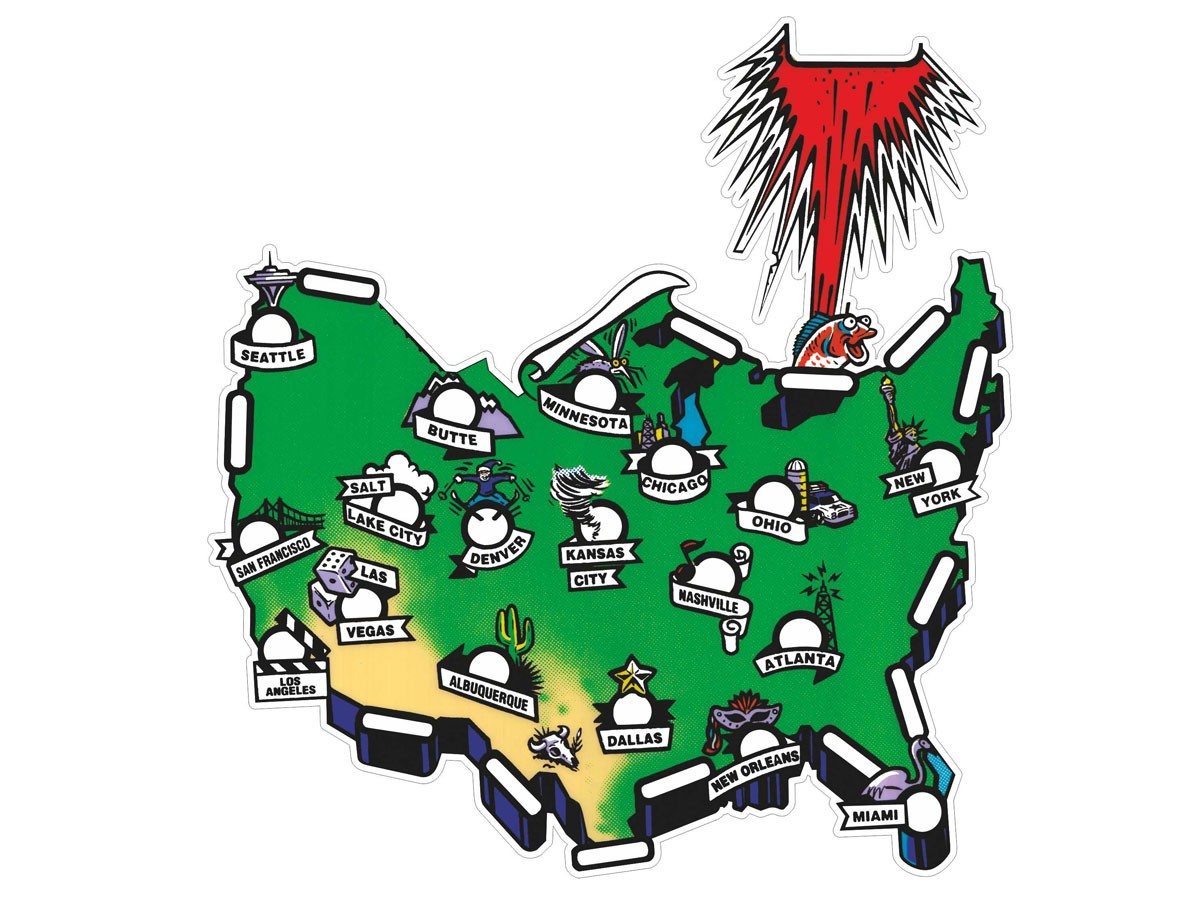 Map Overlay For Road Show