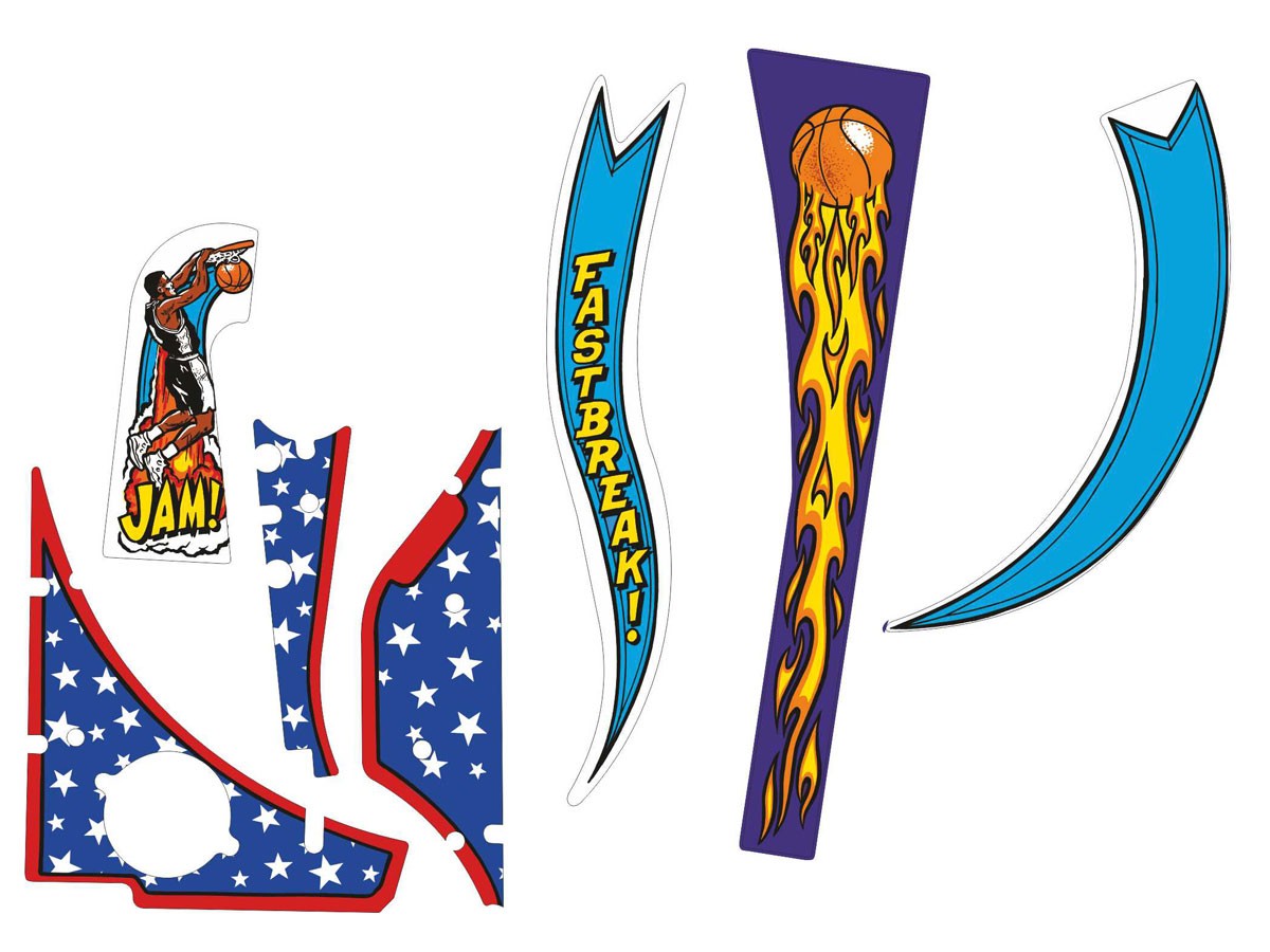 Ramp Decal Set for NBA Fastbreak