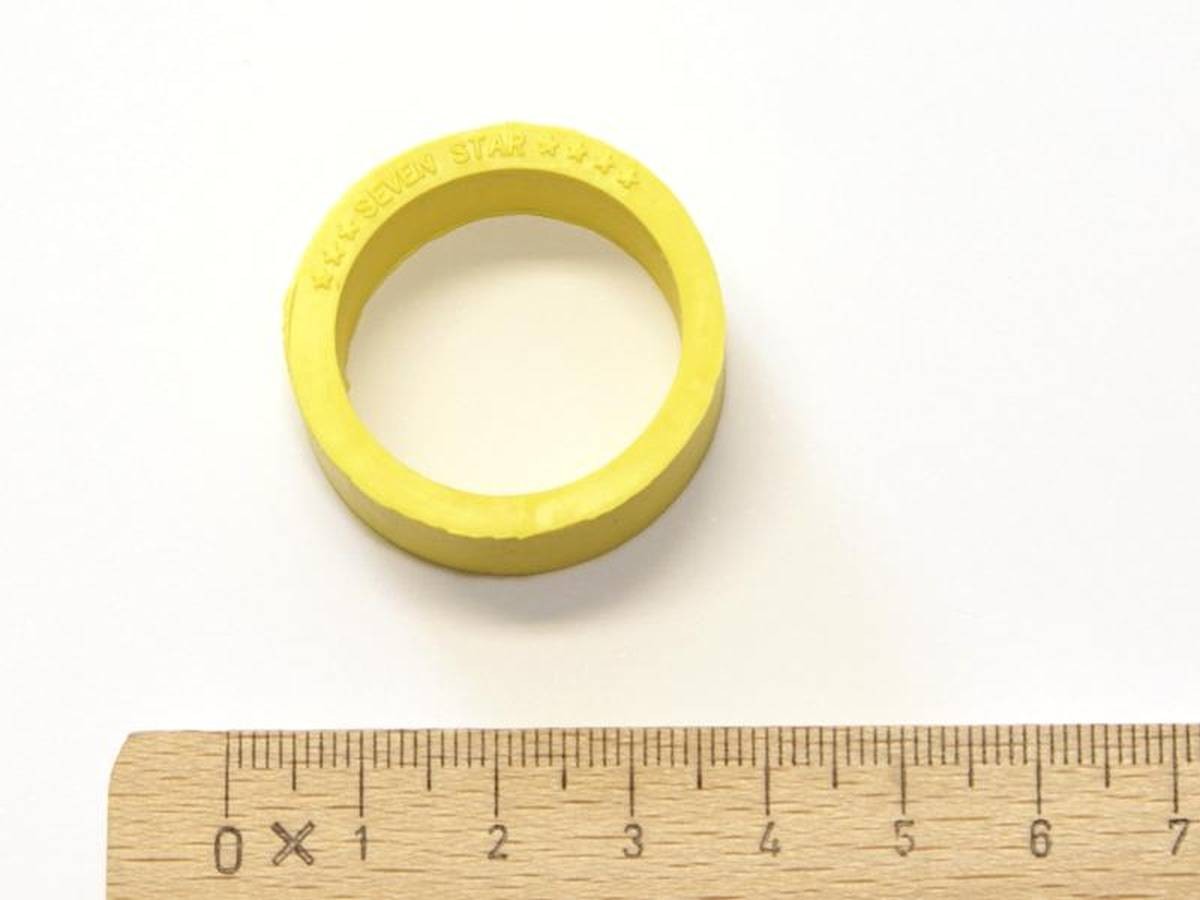 Flipper Rubber - yellow (small)